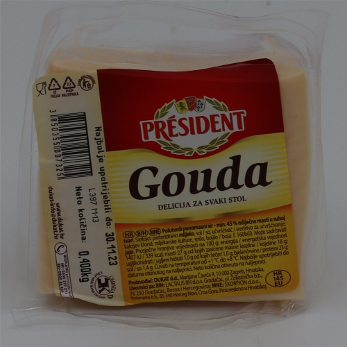 Gouda 400g - President | Balkan Shop DH